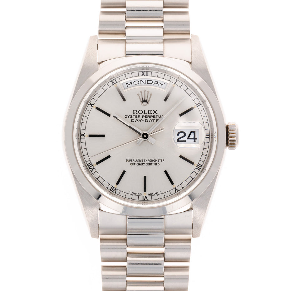 Rolex Day-Date 18206 Platinum – The Keystone Watches