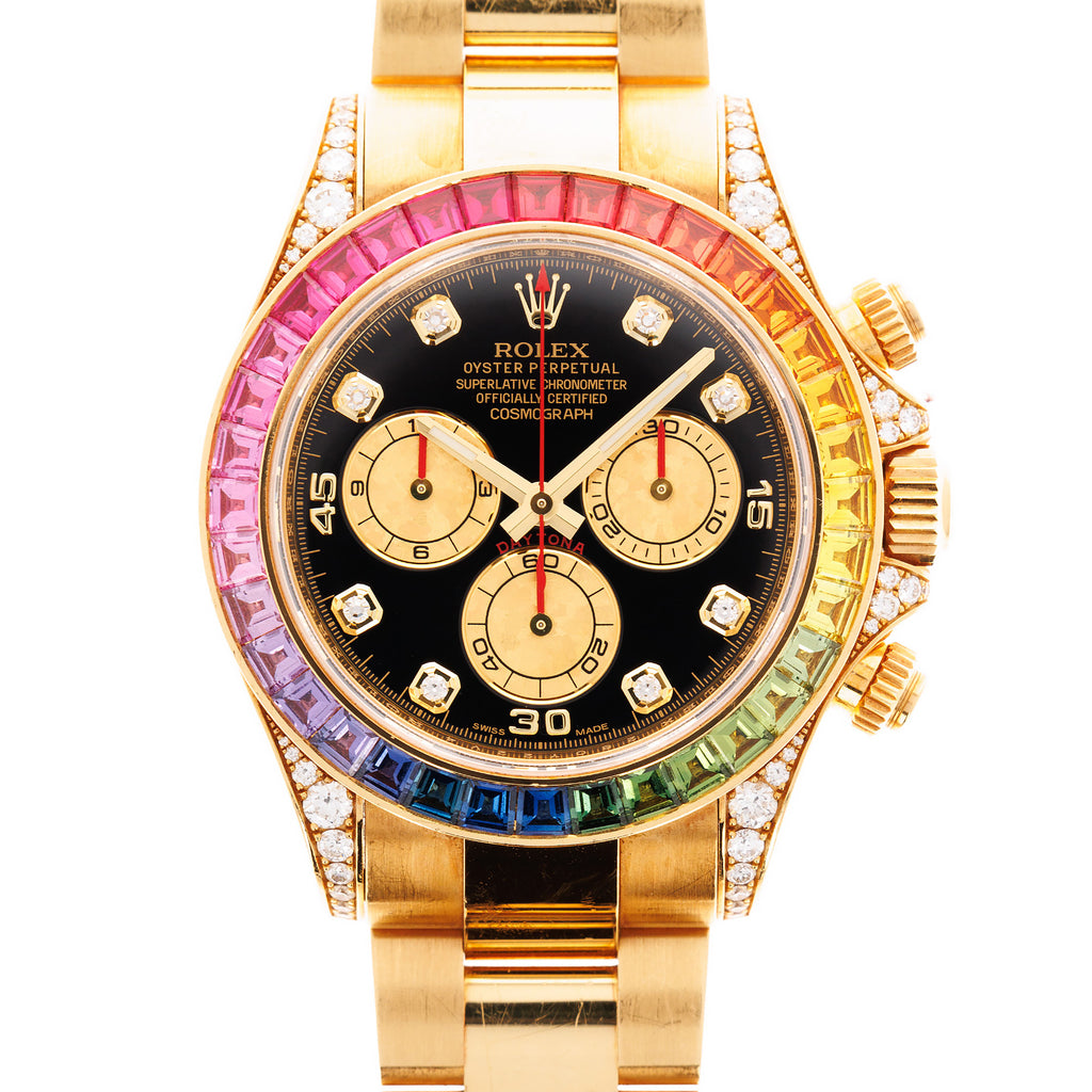 Rolex Daytona 116598RBOW 18k YG – The Keystone Watches