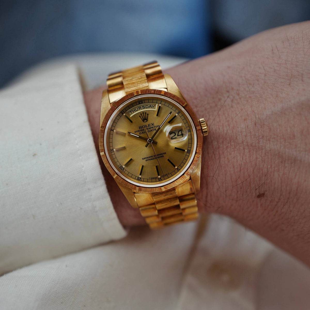 Rolex Day-Date 18248 18k YG – The Keystone Watches