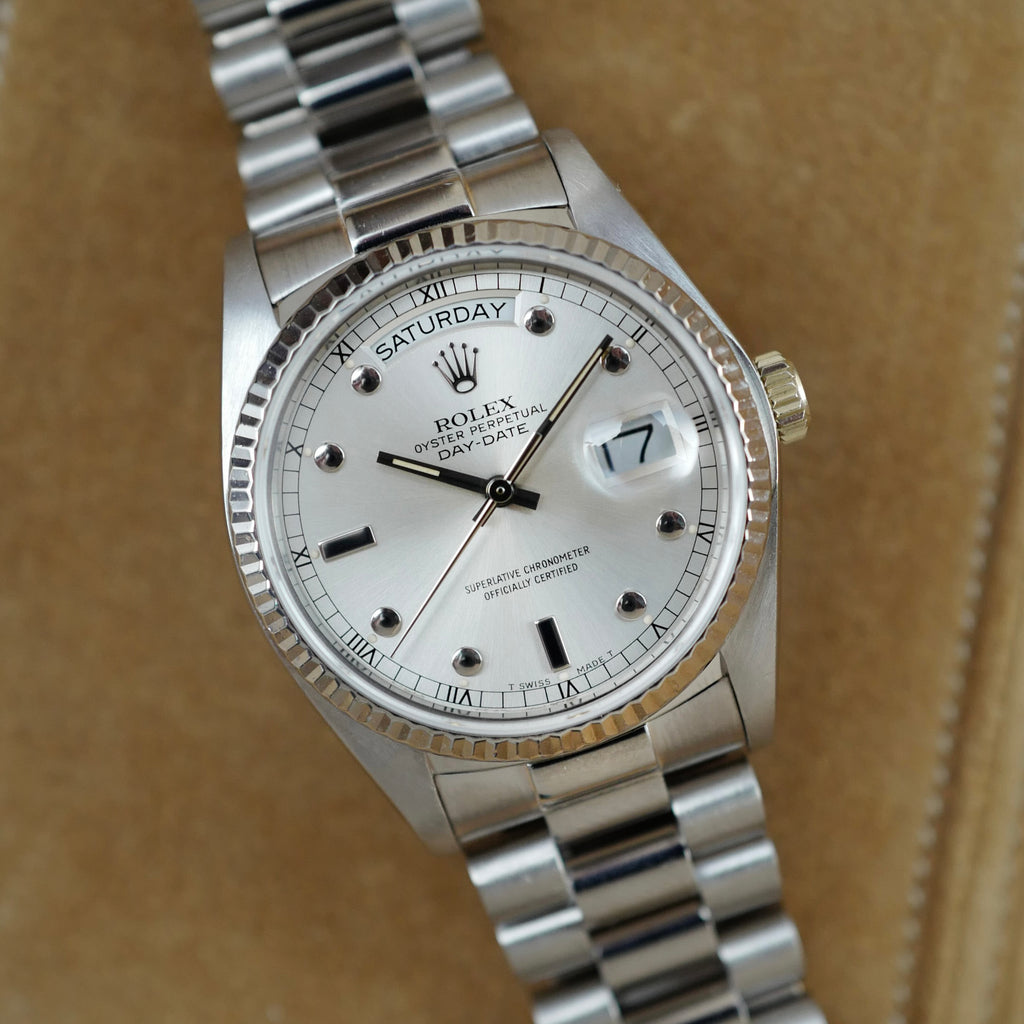 Rolex Day-Date 18039 18k WG – The Keystone Watches