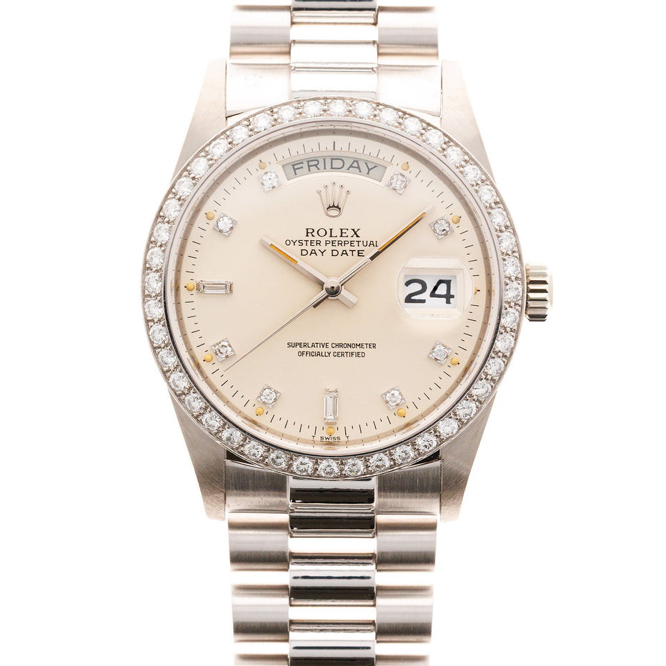 Rolex Day-Date 18049 18k WG – The Keystone Watches