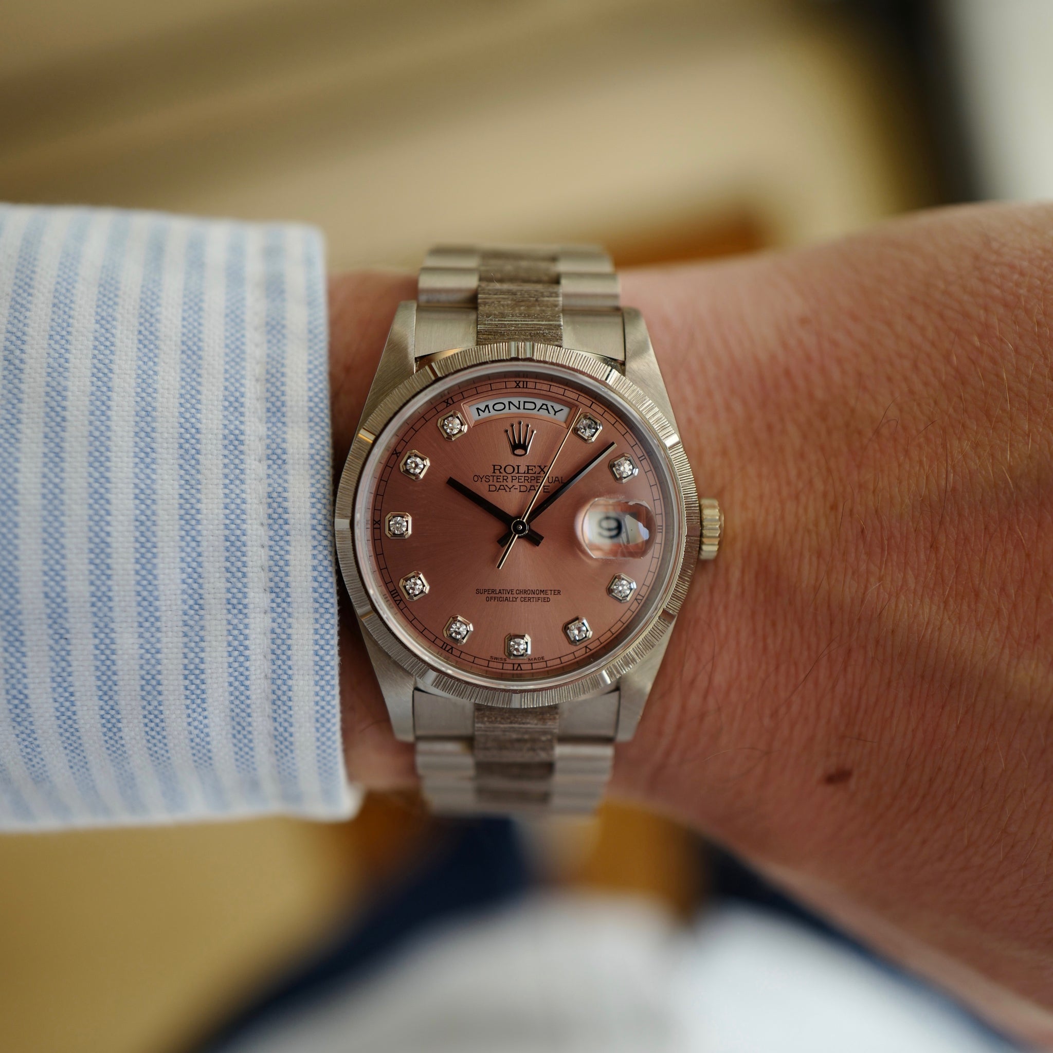 Rolex Day-Date 18249 18k WG – The Keystone Watches