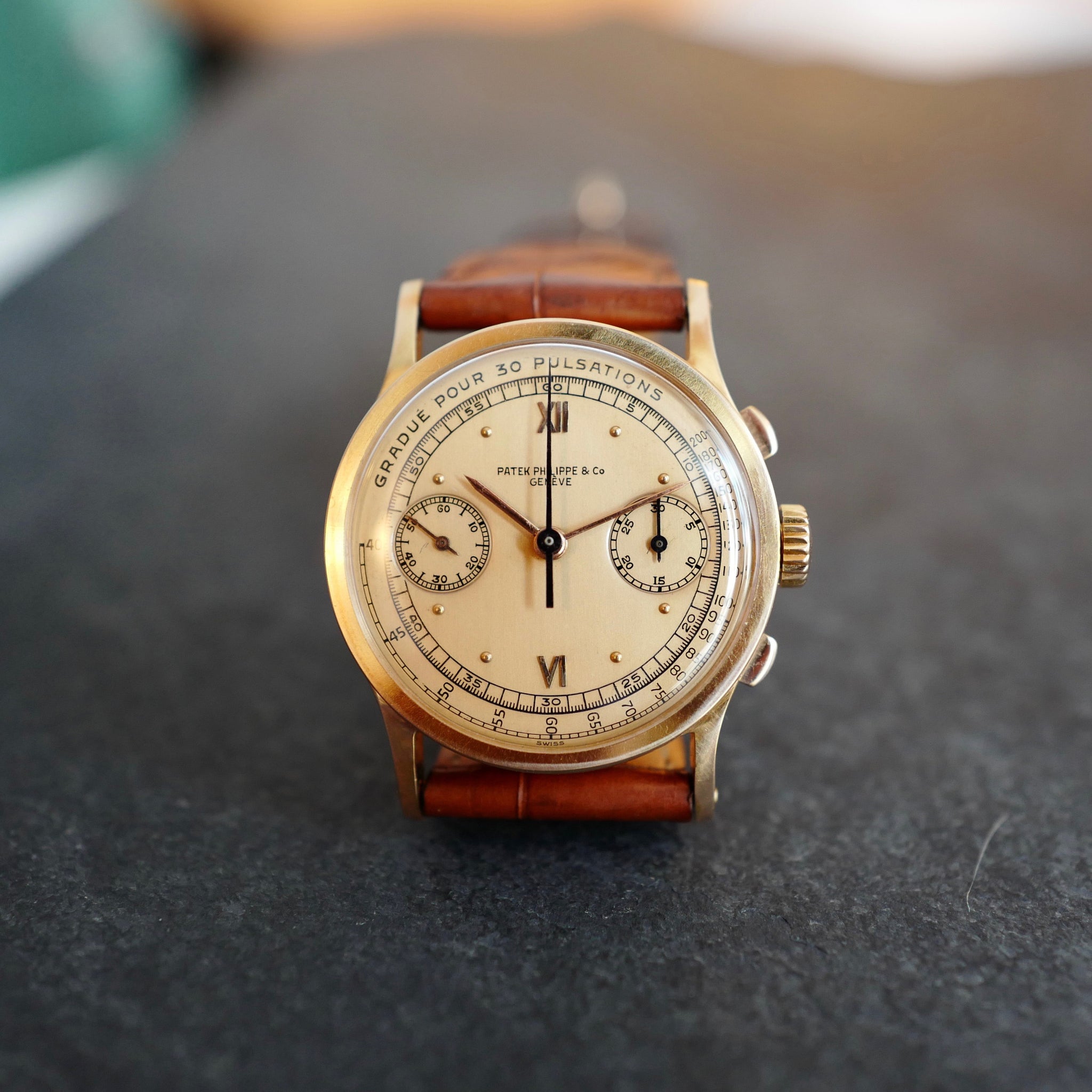 Patek Philippe Chronograph 533 18k RG – The Keystone Watches