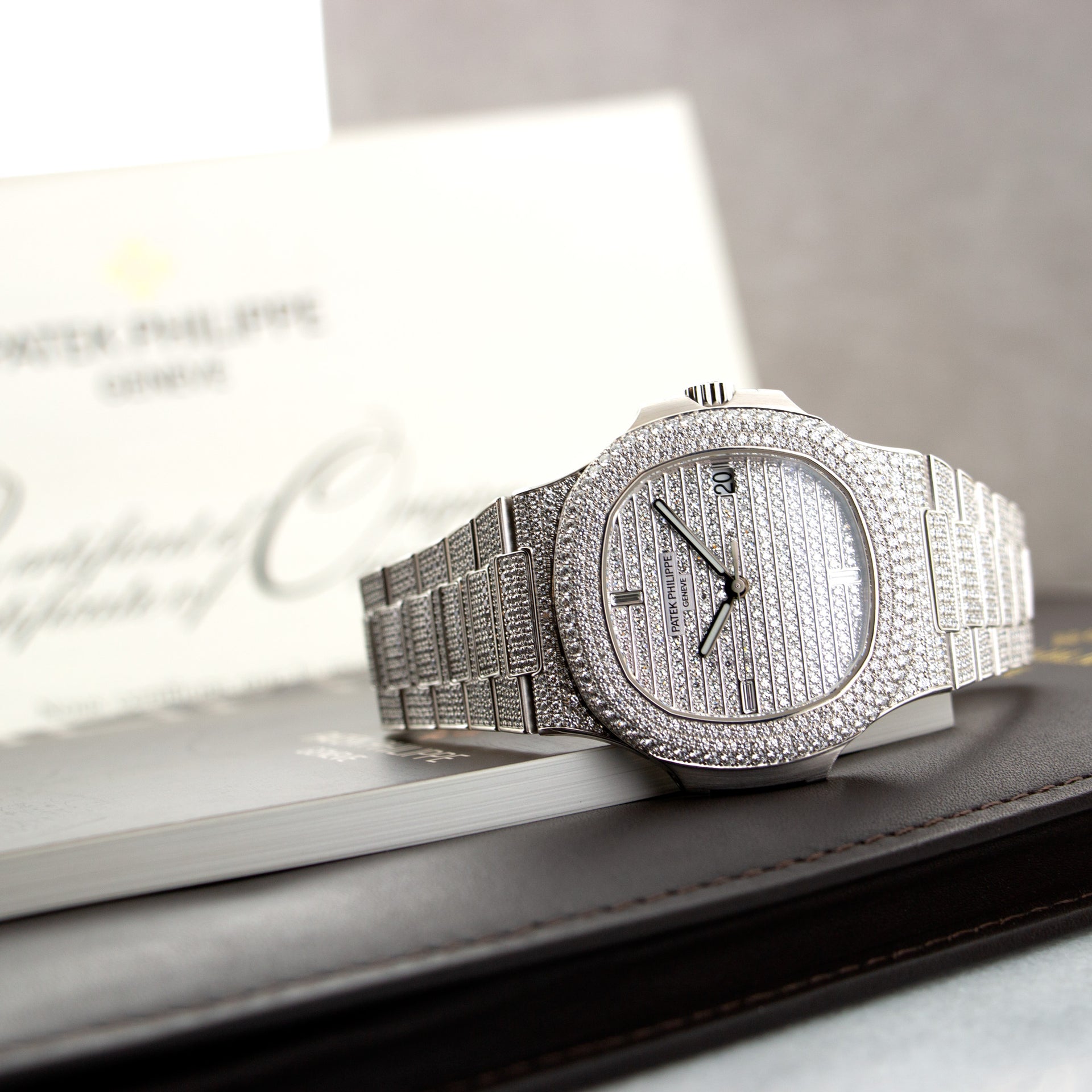Patek Philippe Nautilus 5719/1G-001 18k WG – The Keystone Watches