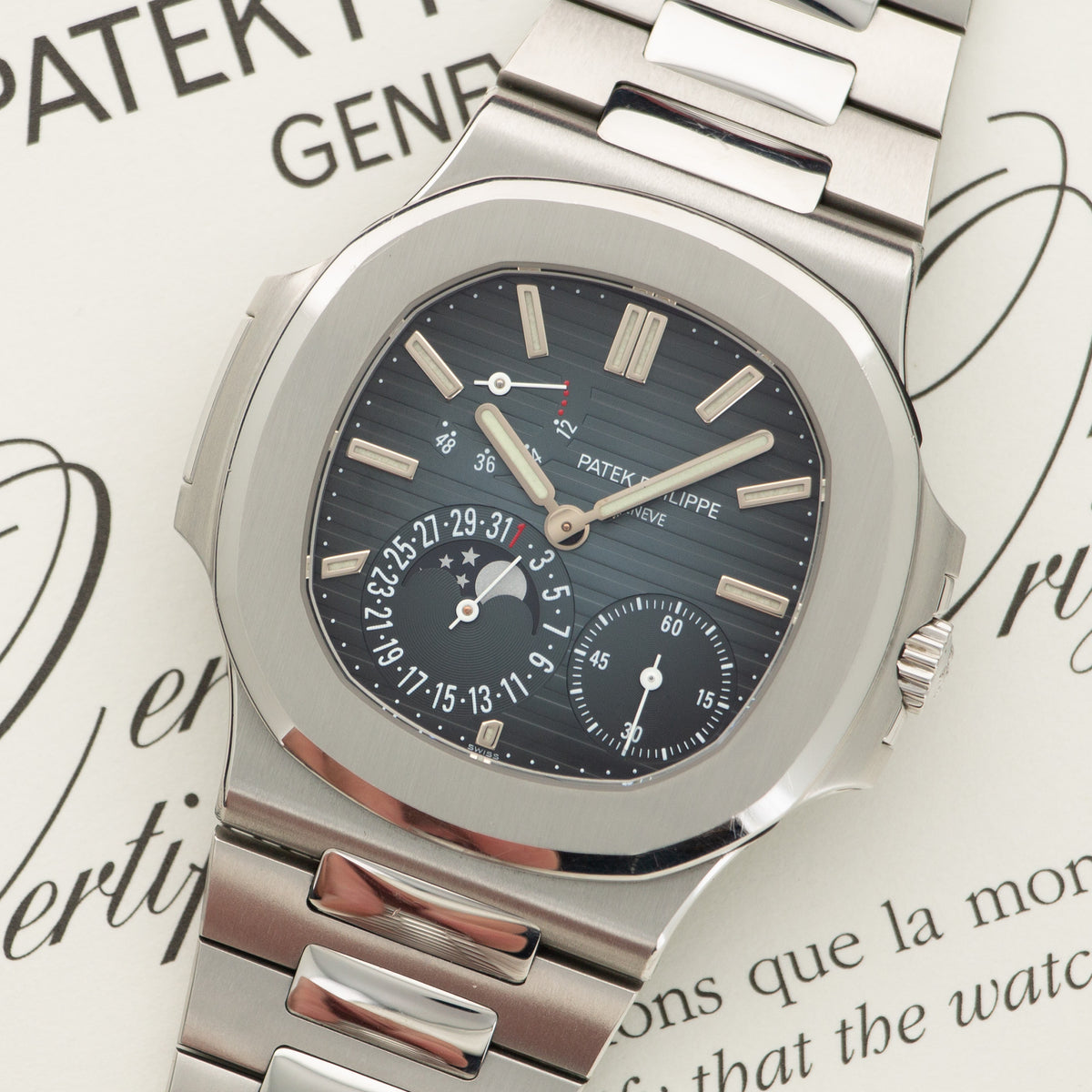 Patek Philippe Nautilus Moonphase 5712/1A Steel – The Keystone Watches