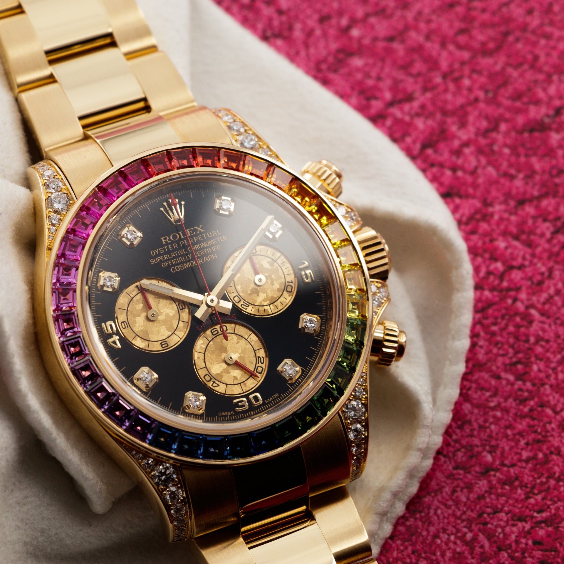 Rolex Daytona 116598RBOW 18k YG – The Keystone Watches
