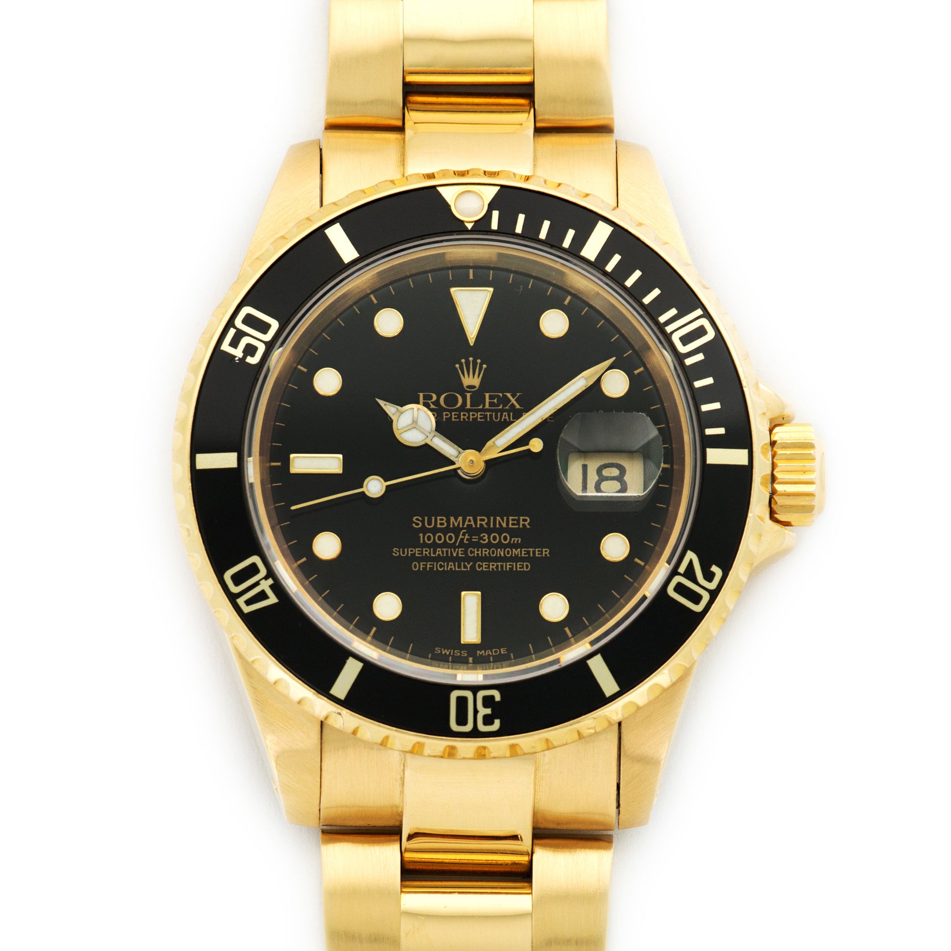 Rolex Submariner 16618 18k YG – The Keystone Watches