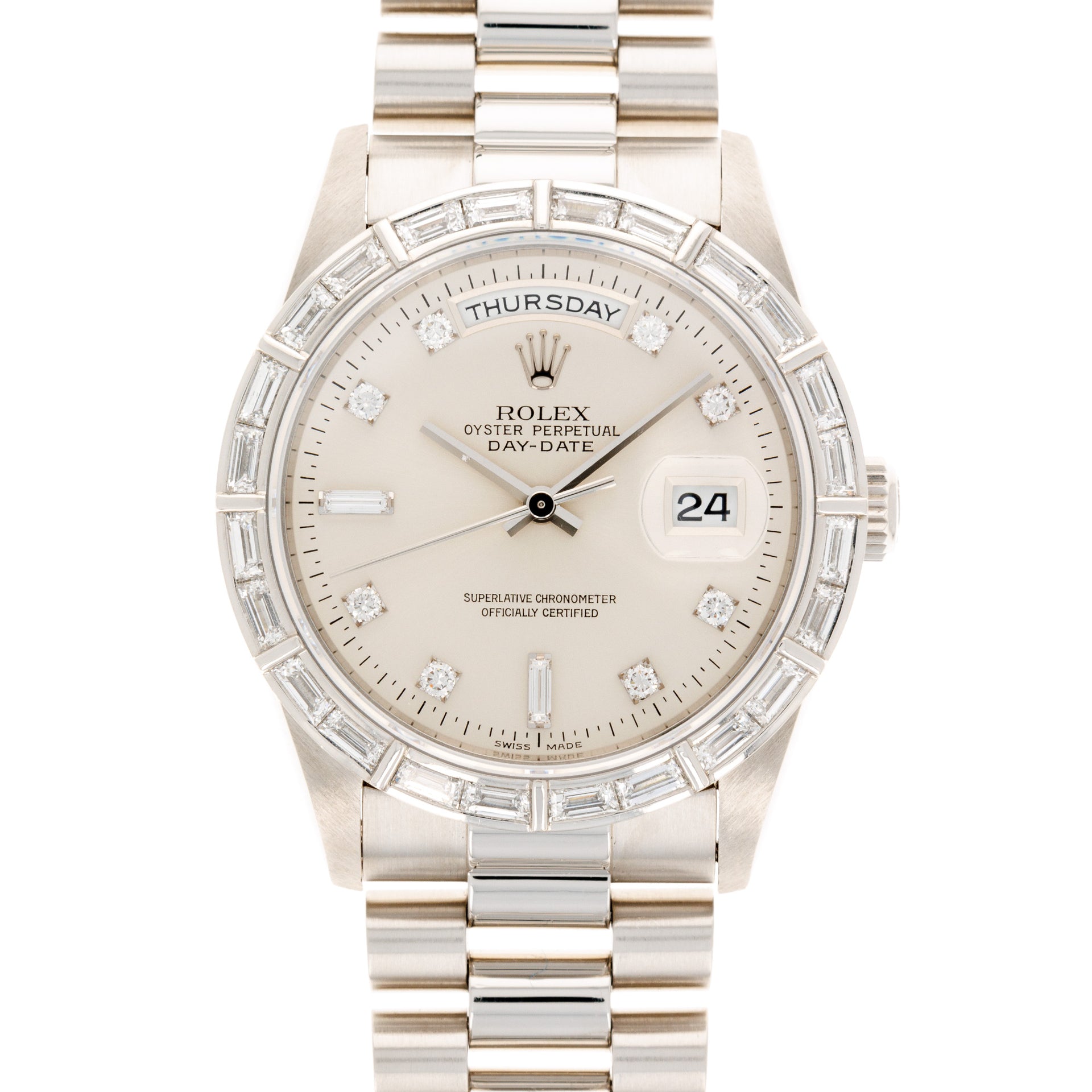 Rolex Day-Date 18366 Platinum – The Keystone Watches