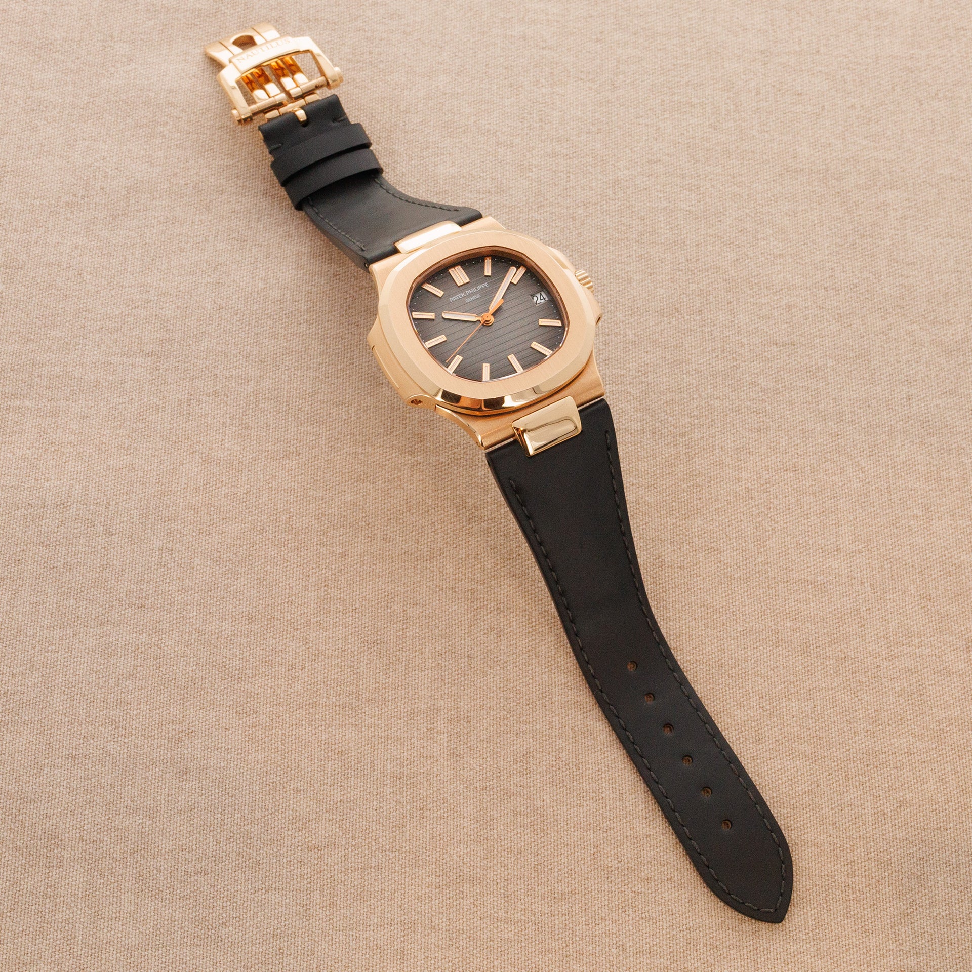 Patek Philippe Nautilus 5711R-001 18k RG – The Keystone Watches