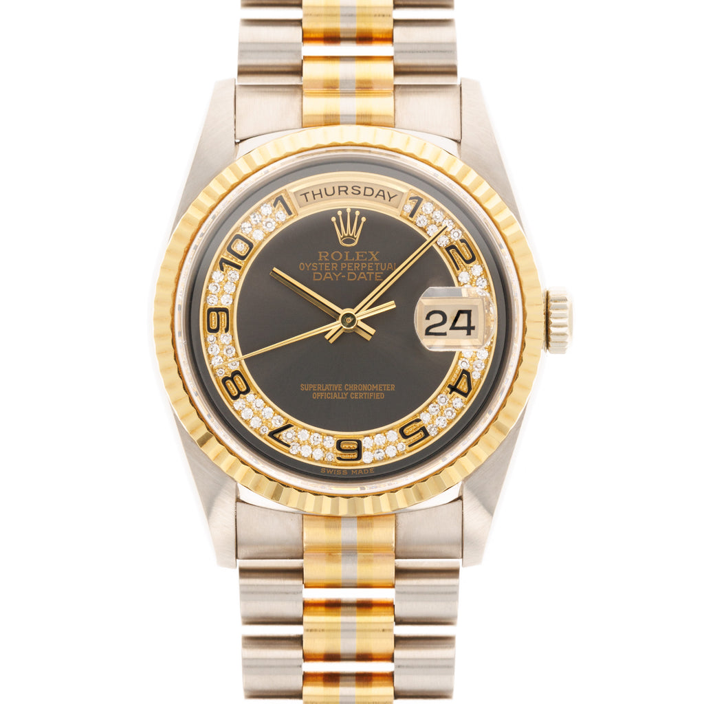 Rolex Day-Date 18239 Tricolor – The Keystone Watches