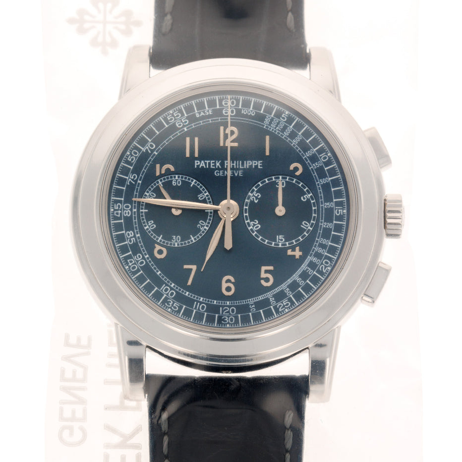 Patek Philippe Chronograph 5070P-001 Platinum – The Keystone Watches