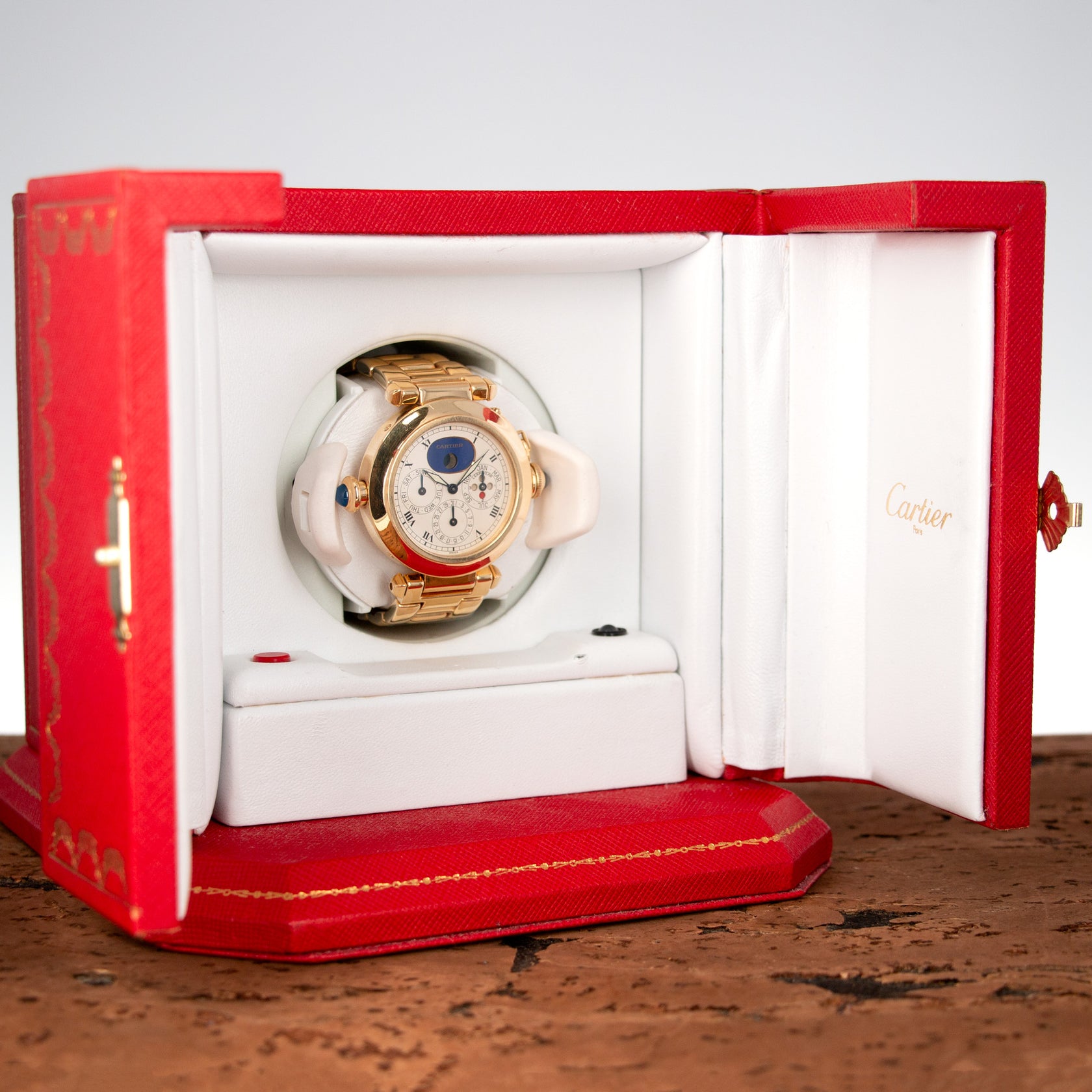 Cartier Pasha W30012 18k YG – The Keystone Watches