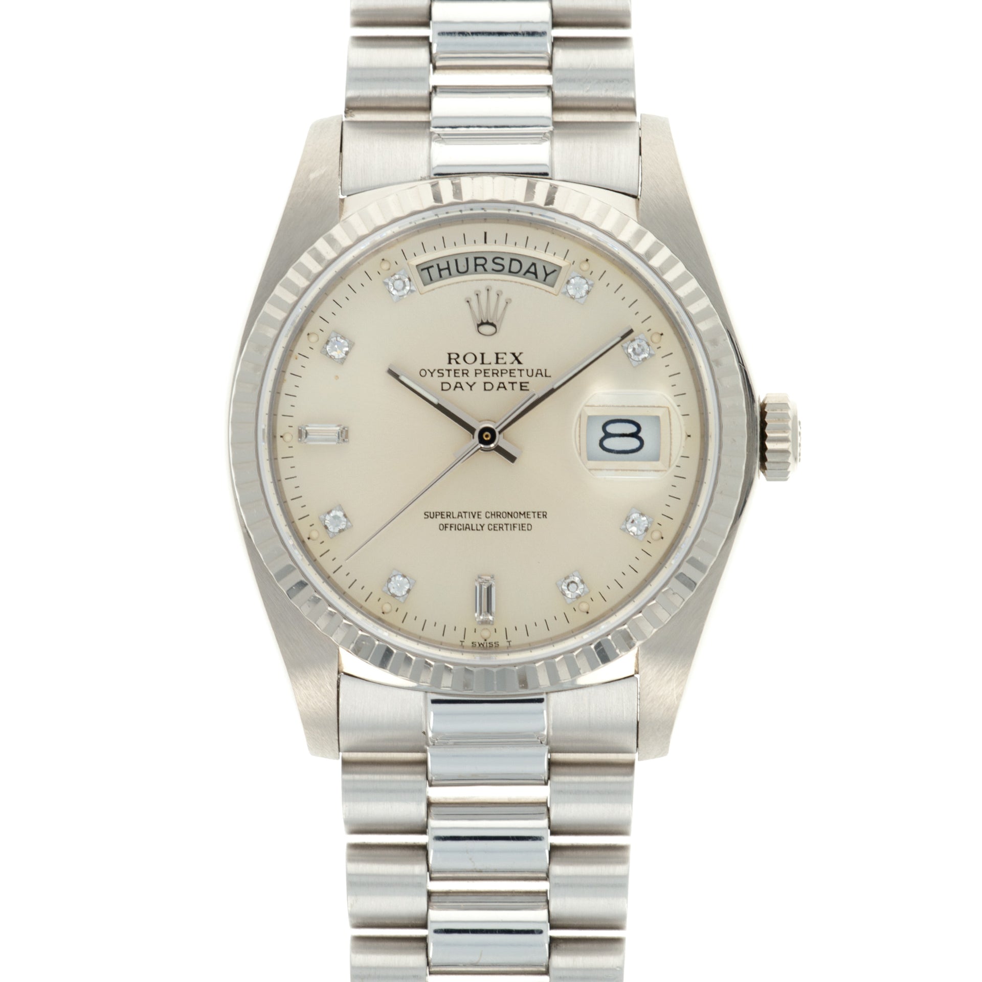 Rolex Day-Date 18039 18k WG – The Keystone Watches