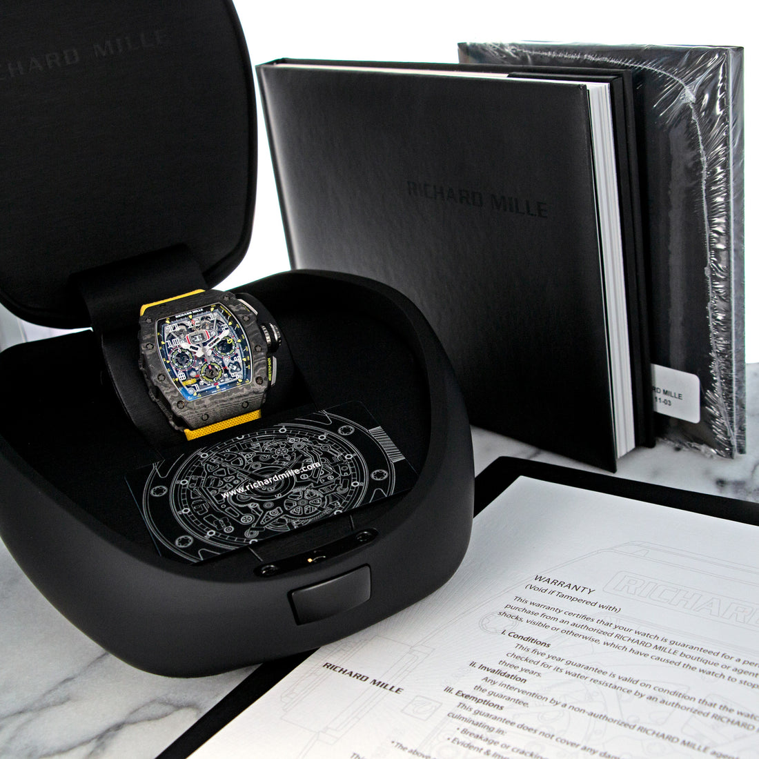 Richard Mille RM11 RM11-03 CA TPT Carbon-Fiber – The Keystone Watches